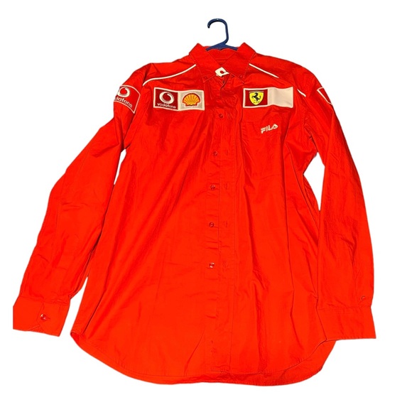 Ferrari | Shirts | Mens Large Ferrari Button Down Shirt | Poshmark